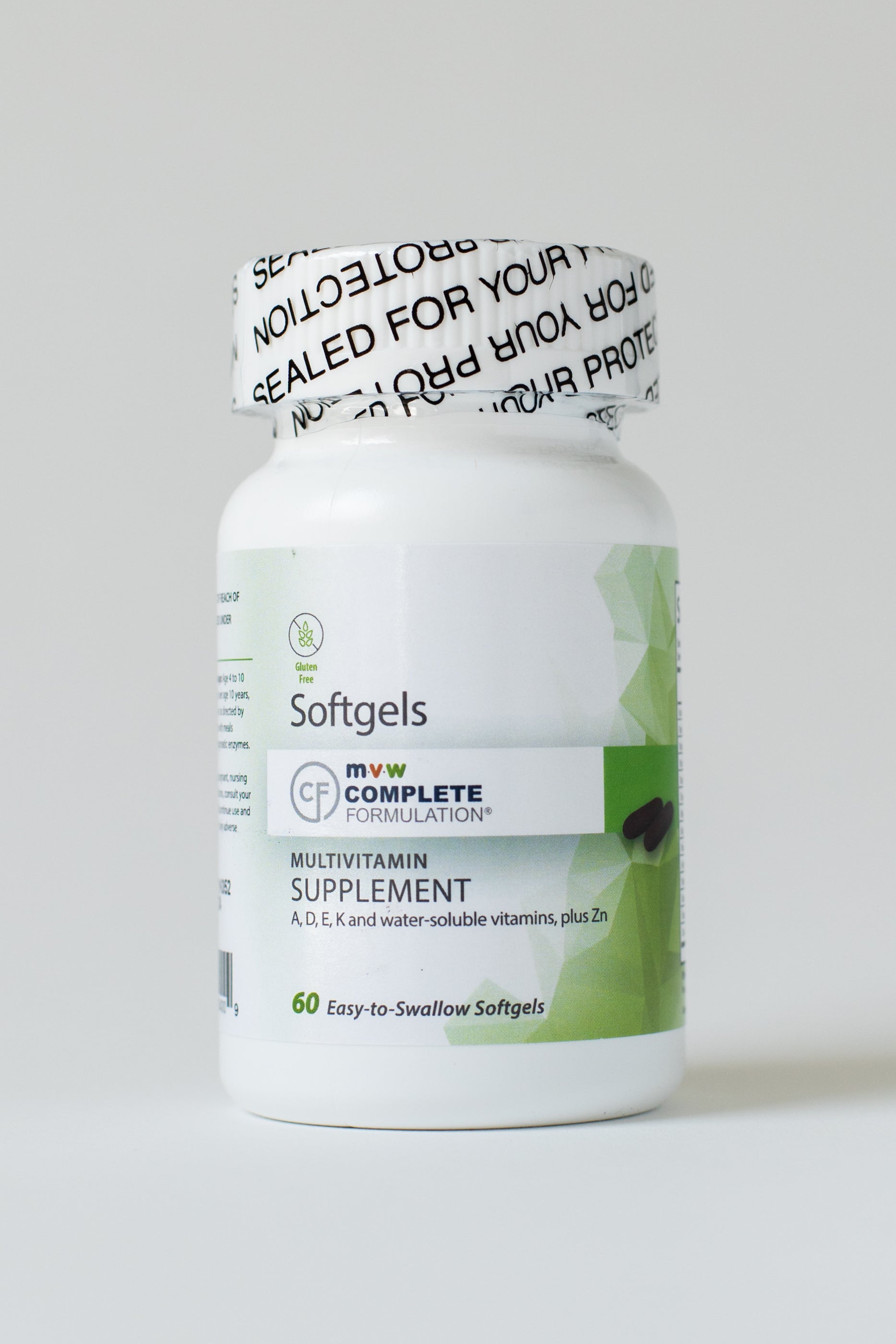 MVW Complete Formulation® Softgels - Multivitamin Supplement for CF MVW Complete Formulation® Softgels - Multivitamin Supplement for CF