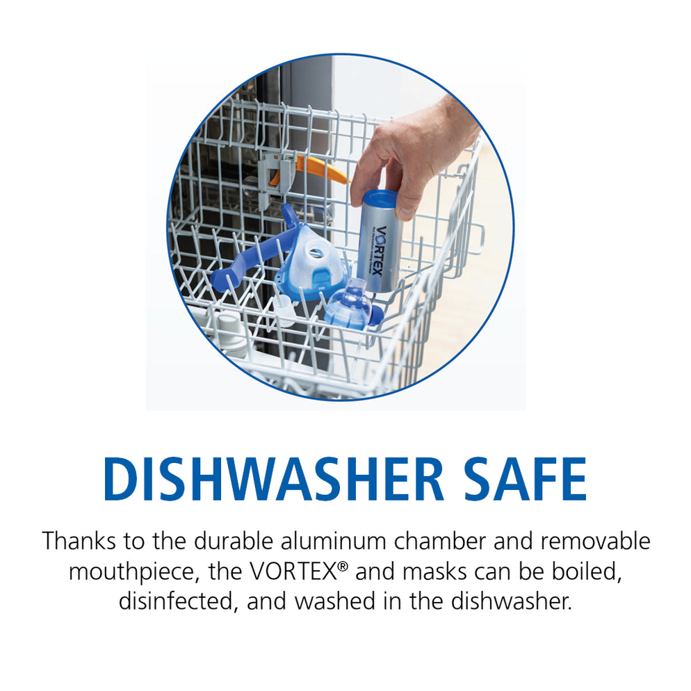 VORTEX® Non-Electrostatic Holding Chamber/Spacer for Inhalers